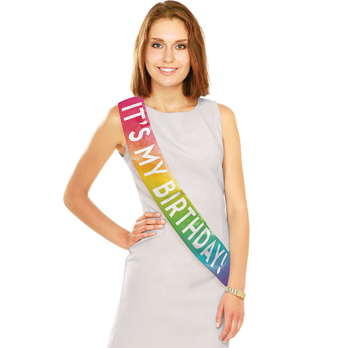 Wholesale It's My Birthday Party Sashes 12 ct - Napkins.com